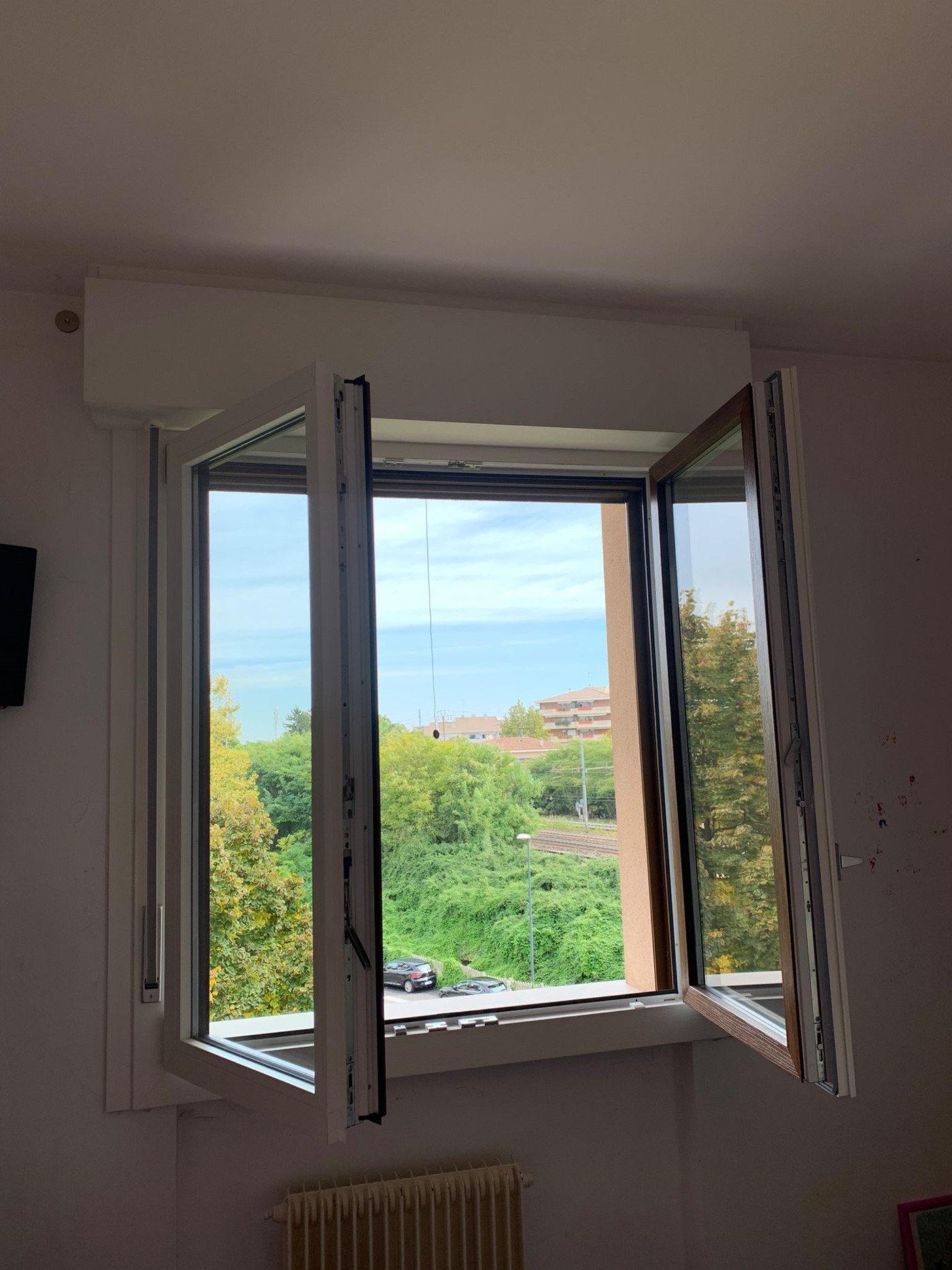 Serramenti in pvc prolux evolution; intervento di sostituzione con serramenti in pvc a Treviso